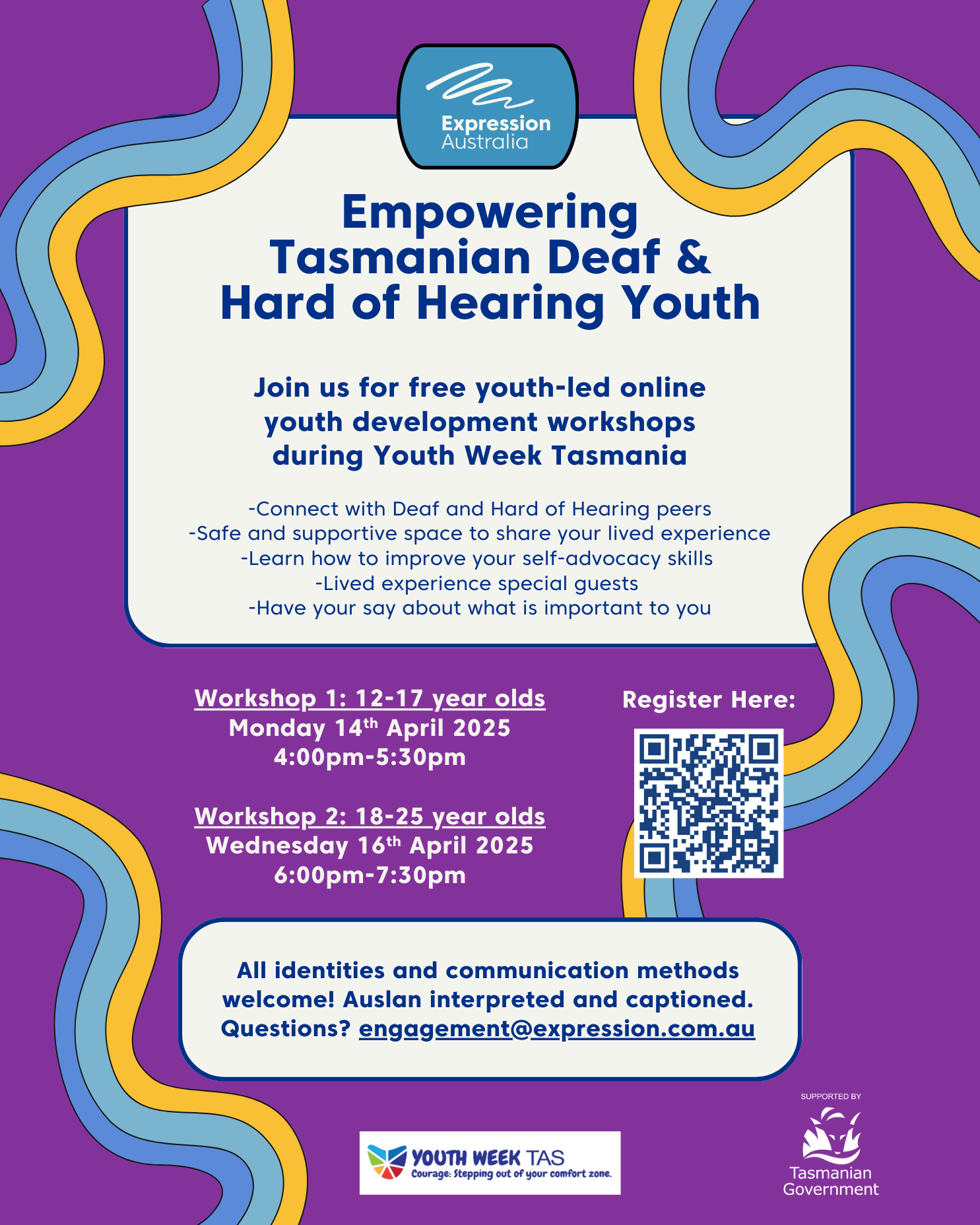 Empowering Tasmanian Deaf and Hard of Hearing Youth Workshops | Youth Network of Tasmania